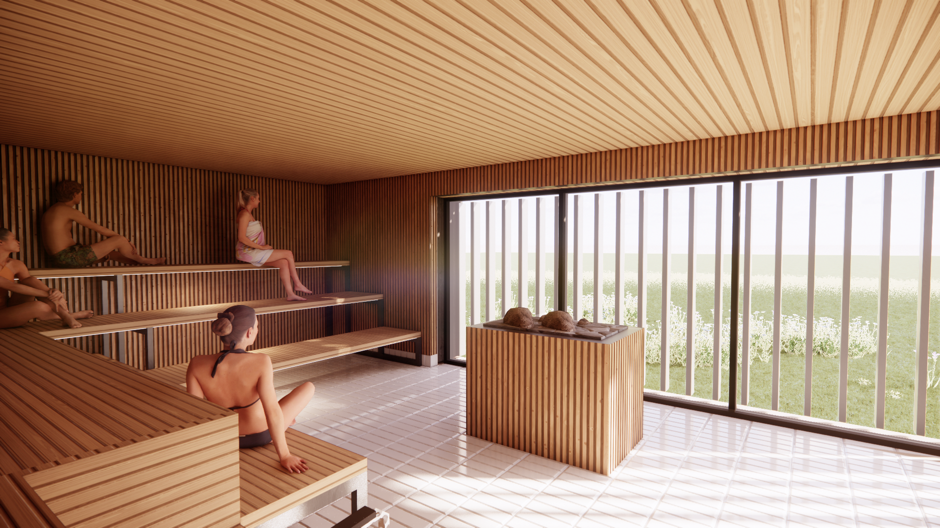 Ny sauna på vej - East Kilbride Badet